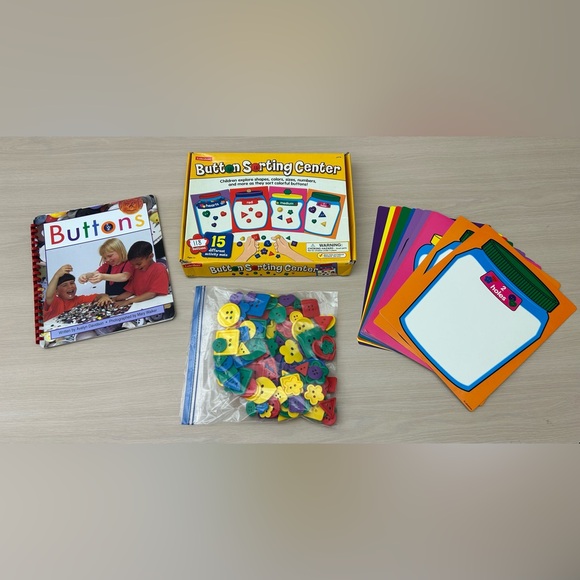 Lakeshore | Toys | Lakeshore Learning Button Sorting Activity Set ...